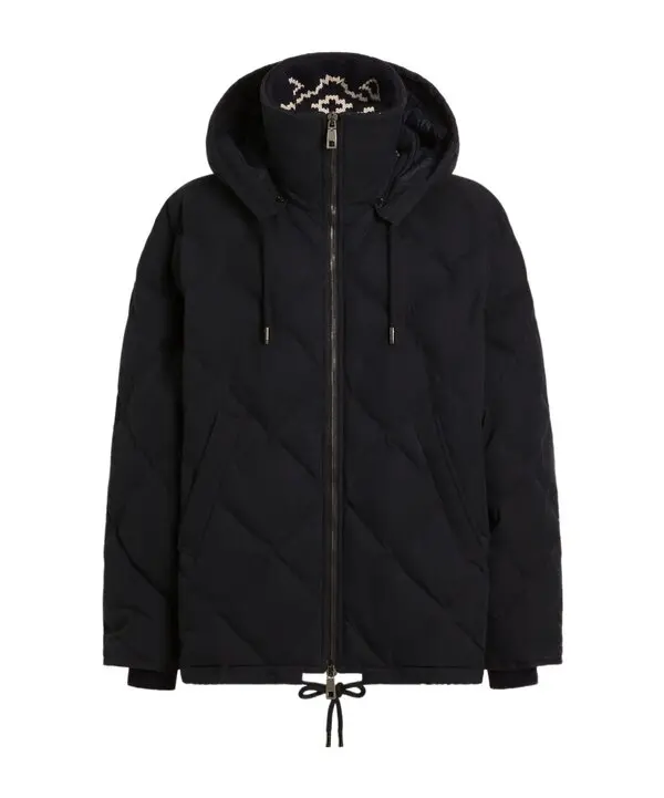 Dolce & Gabbana Quilted Cotton Padded Jacket - Blue
