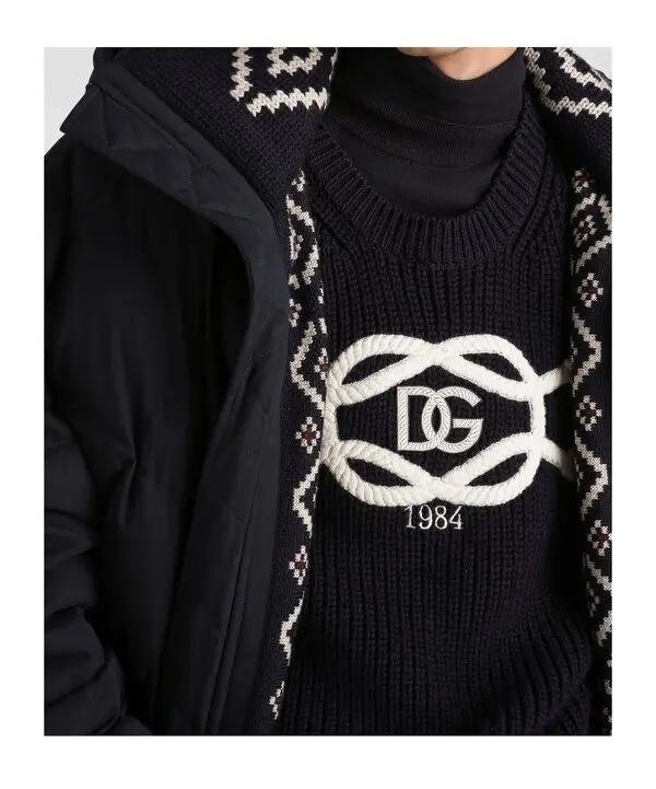 Dolce & Gabbana Quilted Cotton Padded Jacket