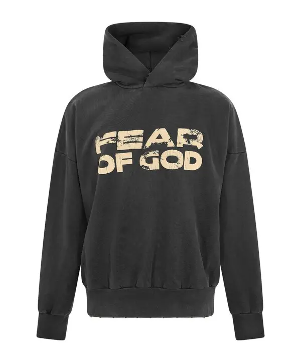 Fear Of God Vintagewashed Pullover Hoodie - Black