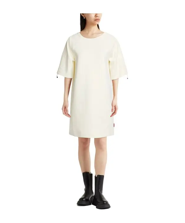 MAXCO. Basic Color T-shirt Dress