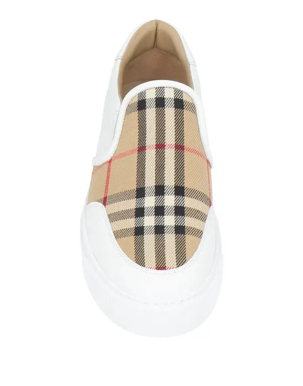 Burberry Slip-on Sneakers With Signature Print - No