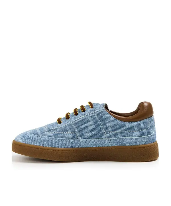 Fendi Low-top "ff" Motif Lace-up Sneakers