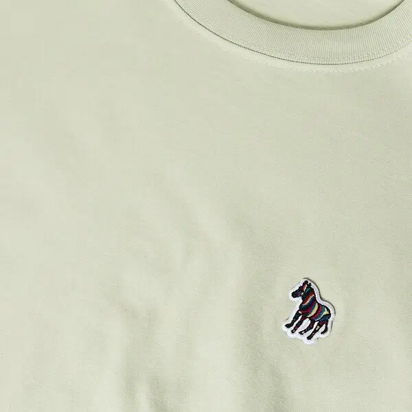 Paul Smith Zebrapattern Embroidered Shortsleeve Top