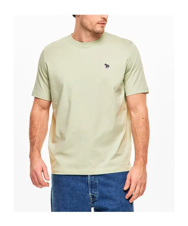 Paul Smith Zebrapattern Embroidered Shortsleeve Top