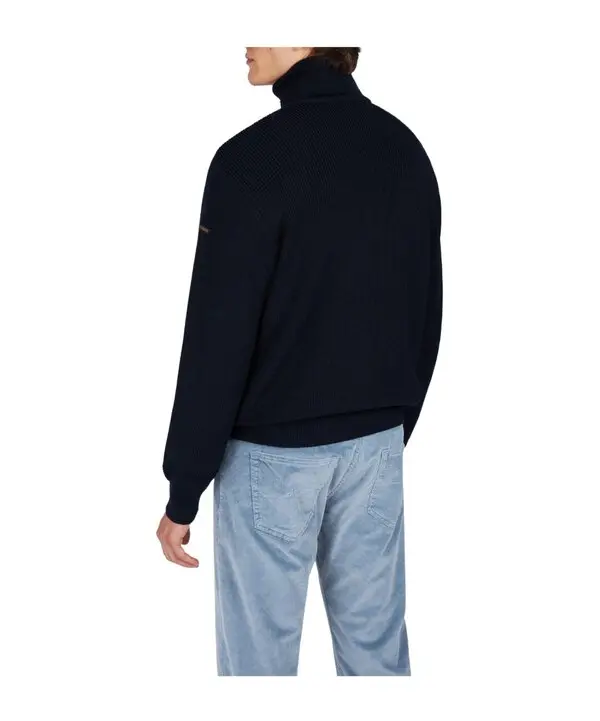 Paul & Shark Half-zip Stand Collar Knit Sweater