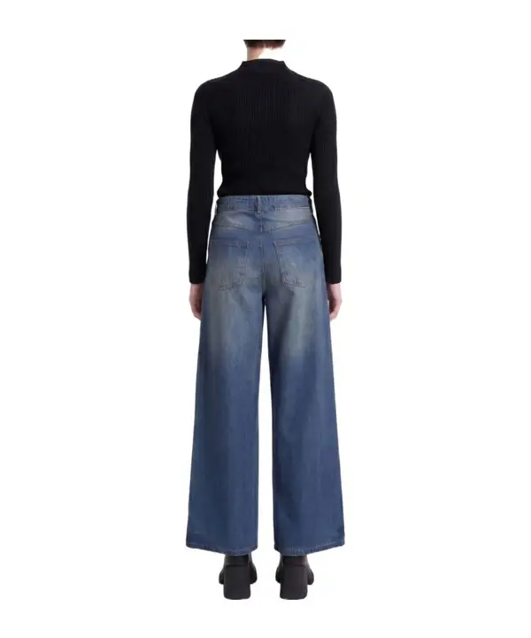 MAXCO. Loose Fit Wide Leg Jeans