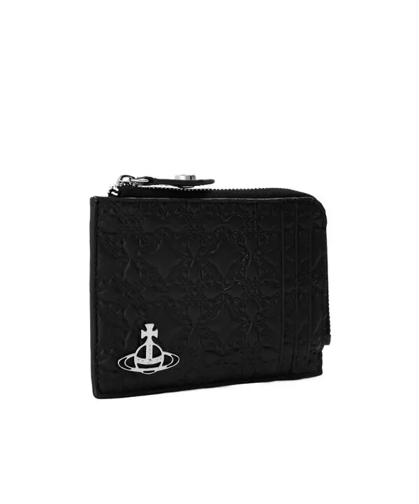 VIVIENNE WESTWOOD Embossed Zipped Card Holder