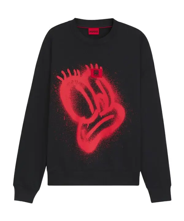 Hugo Boss Crewneck Jumper With Graphic Print