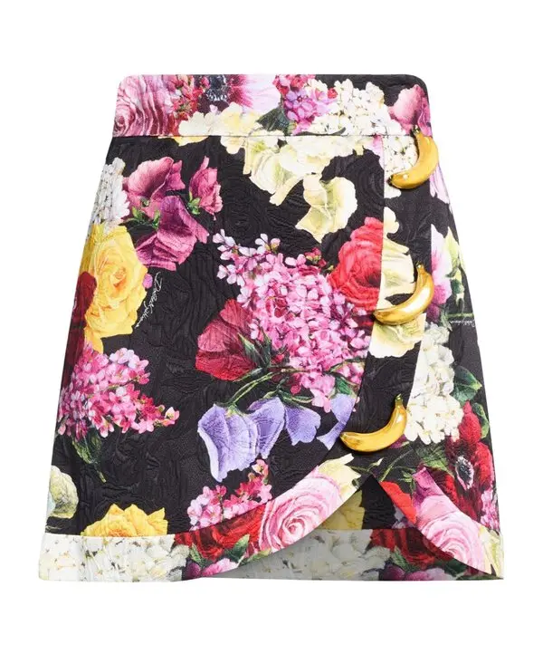 Dolce & Gabbana Floral Jacquard Mini Skirt