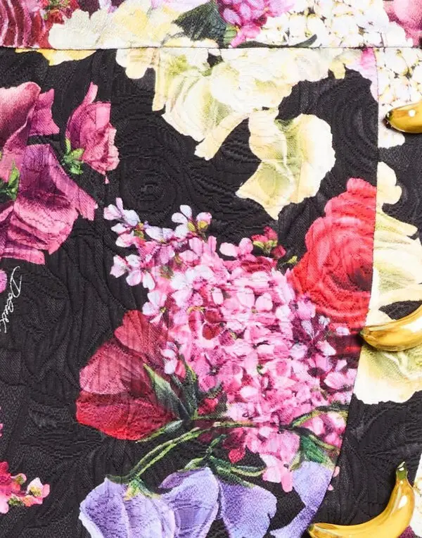 Dolce & Gabbana Floral Jacquard Mini Skirt