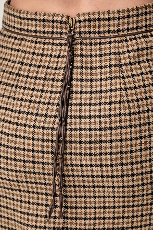 Seventy Plaid Mini Skirt