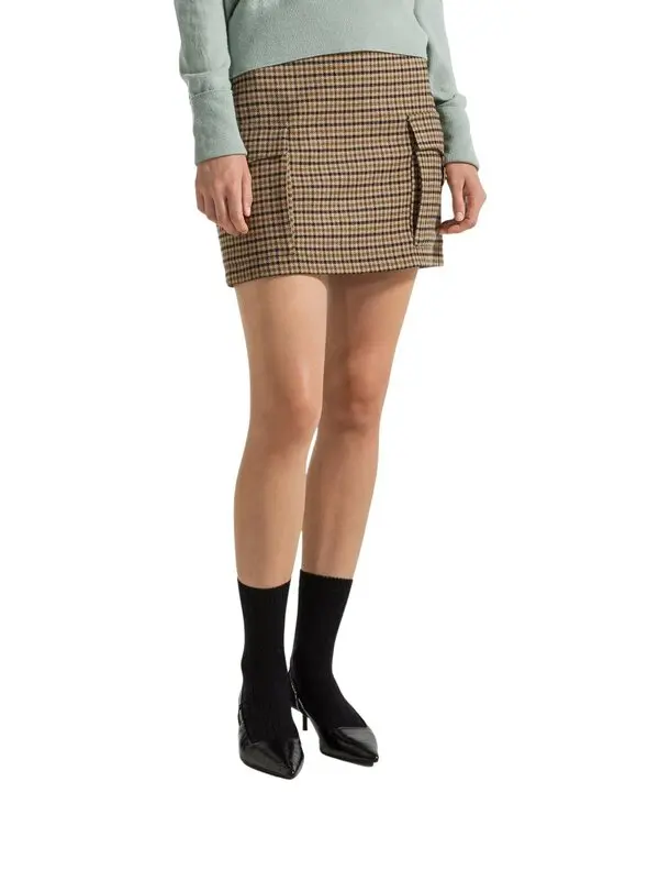 Seventy Plaid Mini Skirt