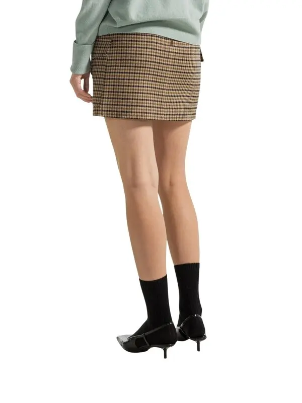 Seventy Plaid Mini Skirt