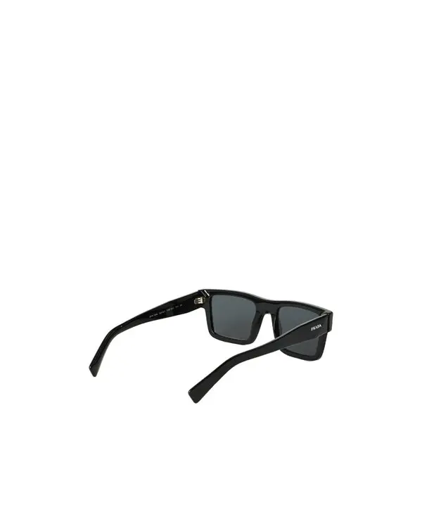 Prada Acetate Thickframe Square Sunglasses