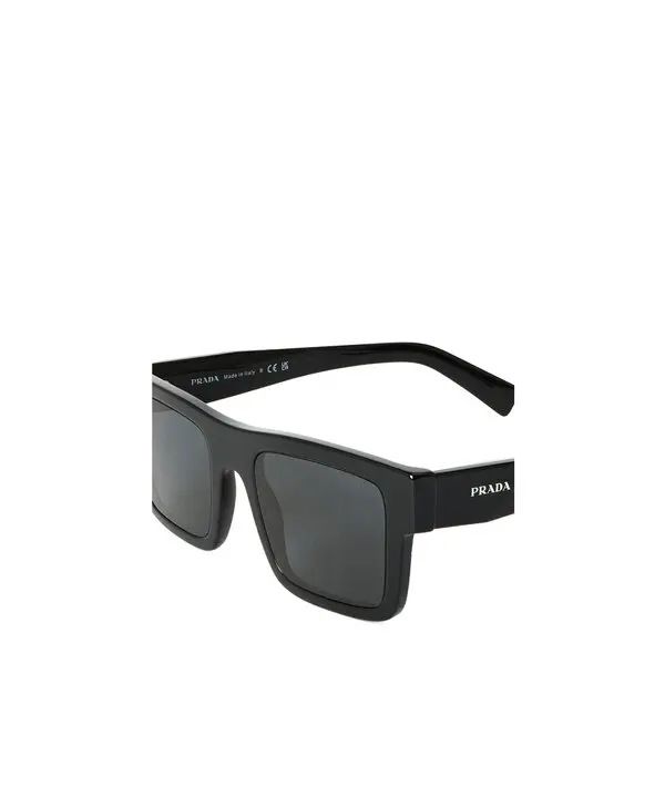 Prada Acetate Thickframe Square Sunglasses