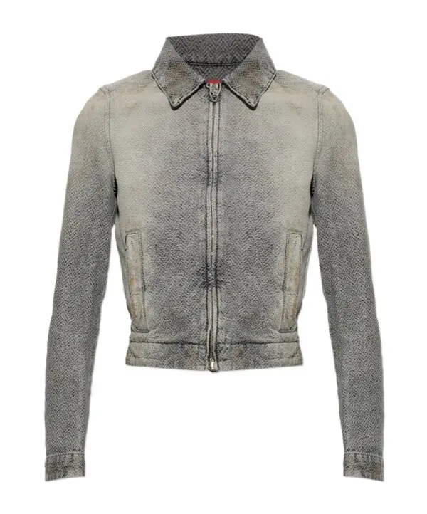 DIESEL® Long-sleeve Denim Jacket - Gray