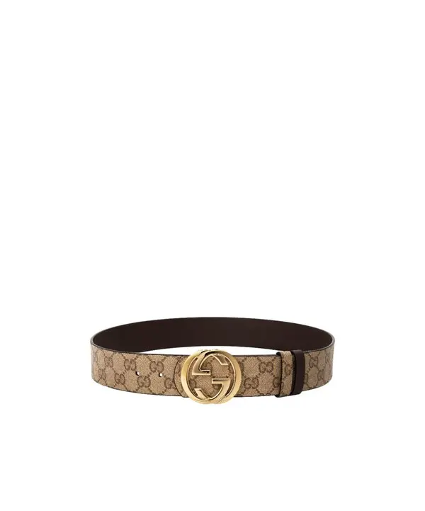 Gucci Monogramprint Belt - Black
