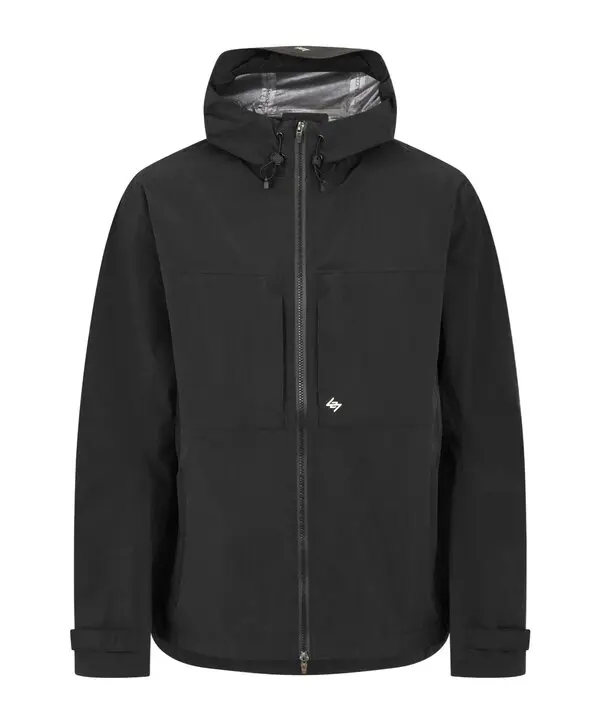 REPRESENT Hooded Shell Jacket - Black