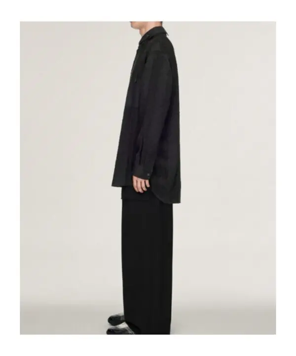 Y3 Long-sleeve Shirt With Decorative Stitching