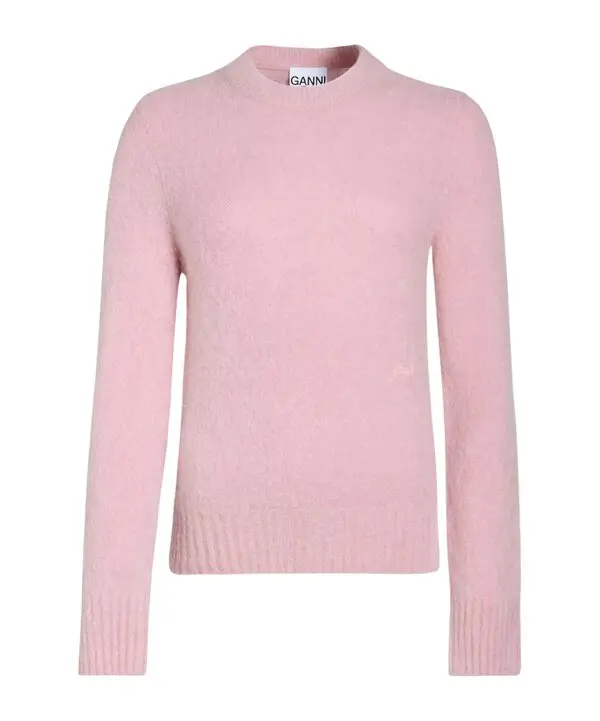 GANNI Solid Colour Jumpers - Pink