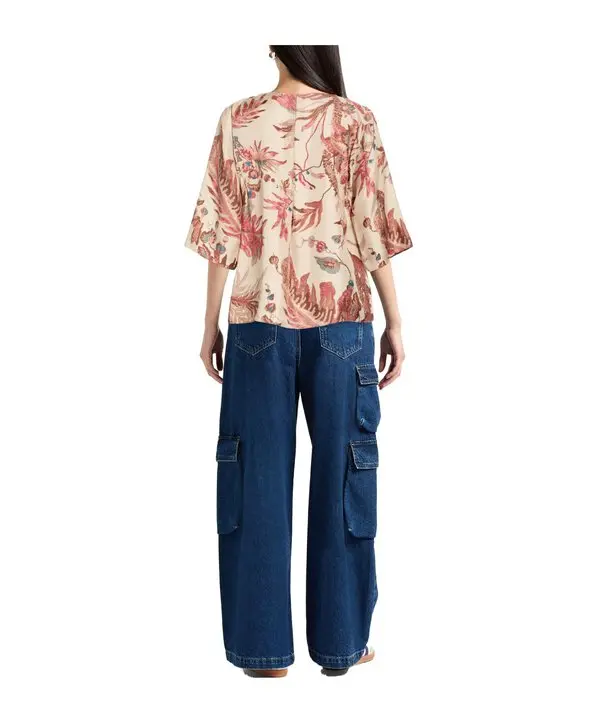 Max Mara Floral-print Silk Tops