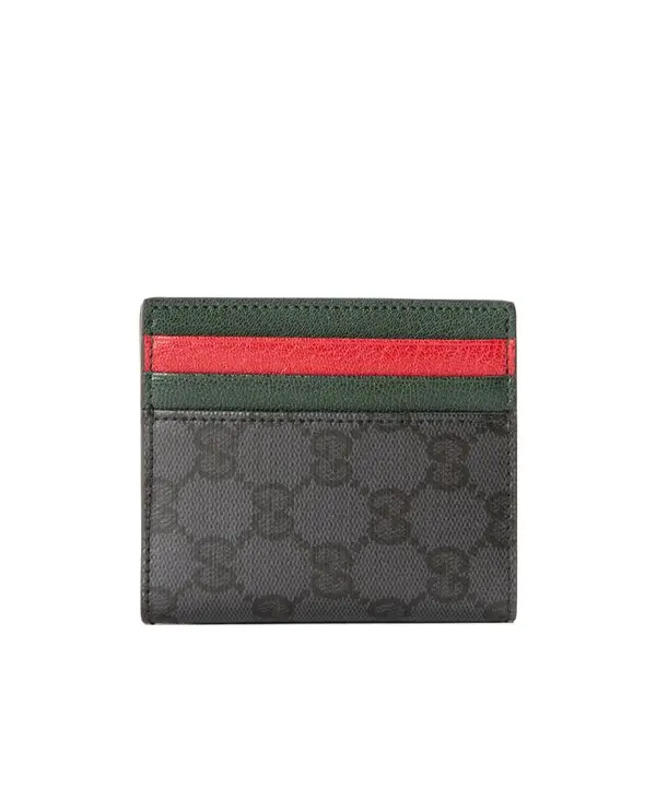 Gucci Vintagestyle Mini Card Holder - Black