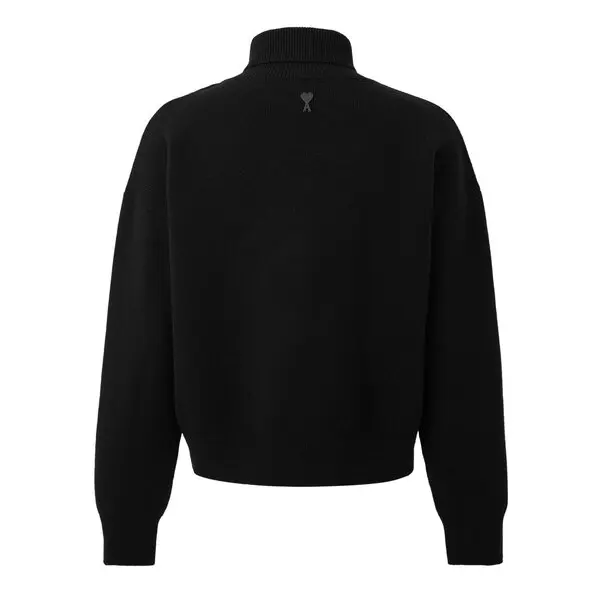 AMI Paris Turtleneck Sweater With Buttons