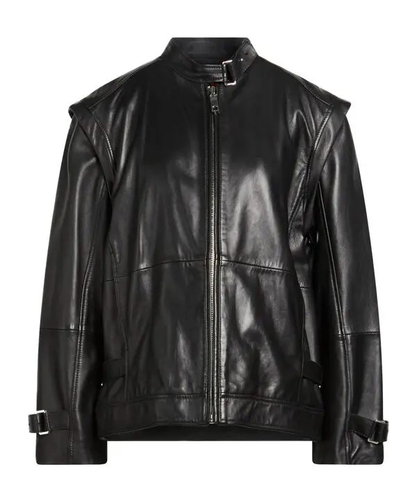 MAXCO. Max&co. Leather Biker Jacket