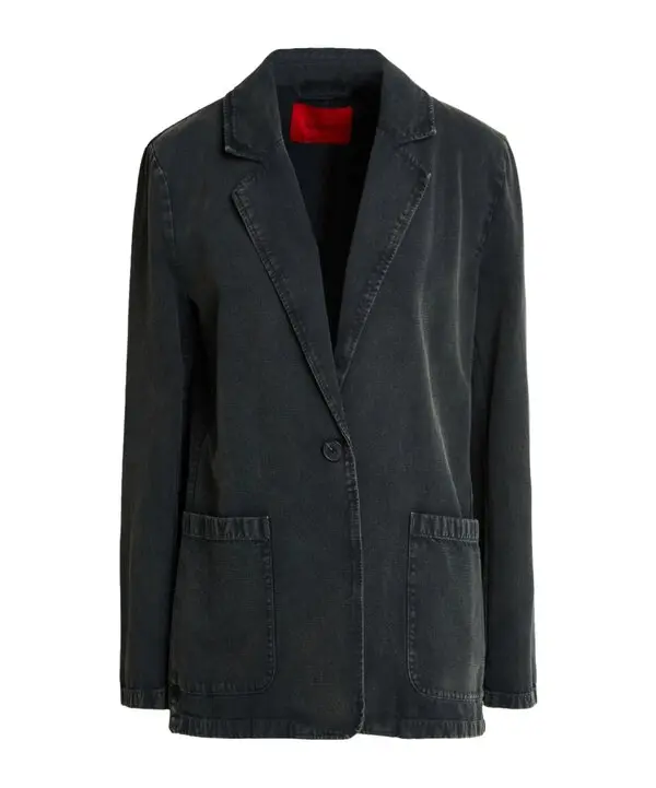 MAXCO. Single-breasted Blazer - Black