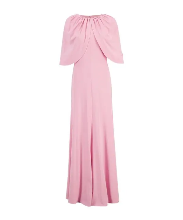 Roland Mouret Gown With Cape Effect