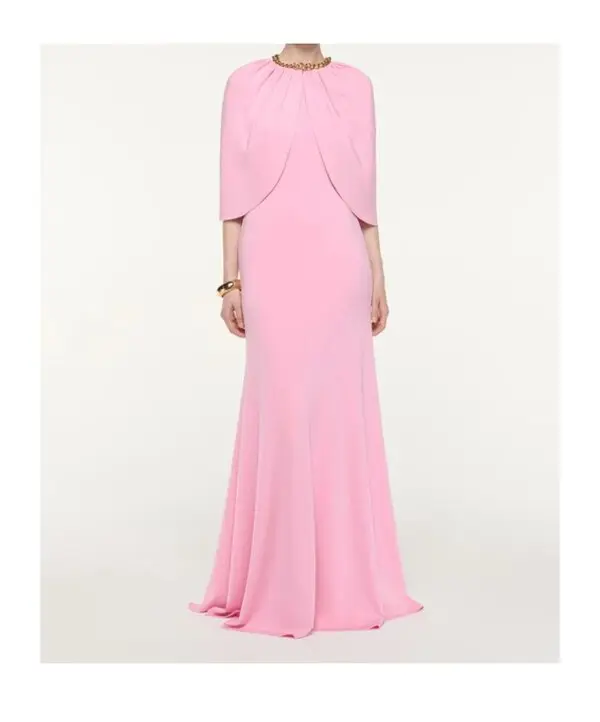 Roland Mouret Gown With Cape Effect