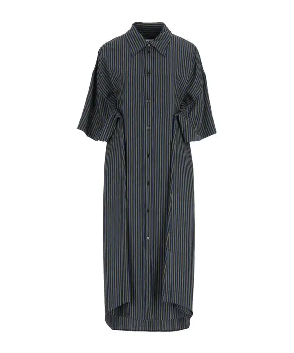 MAISON MARGIELA Striped Short-sleeve Shirt - Black