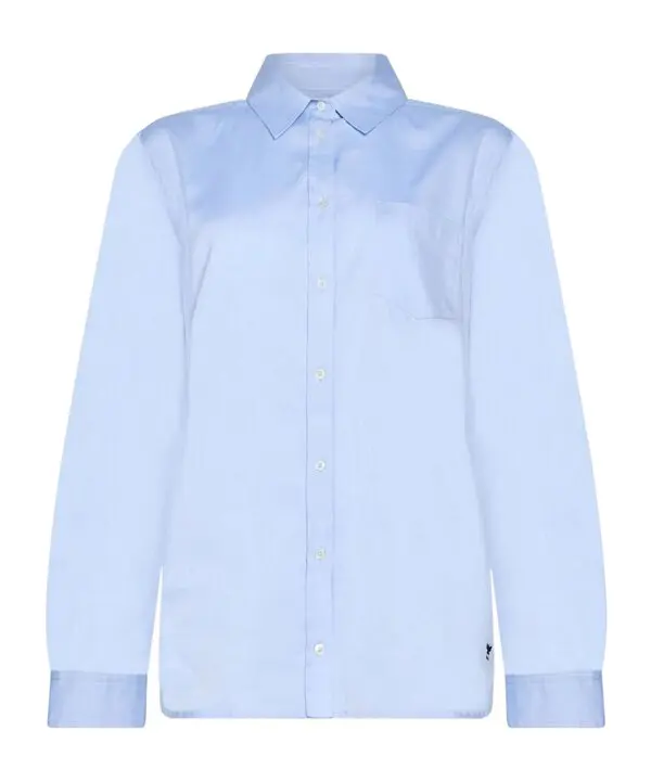 Max Mara Minimalist Long-sleeve Shirt - Blue