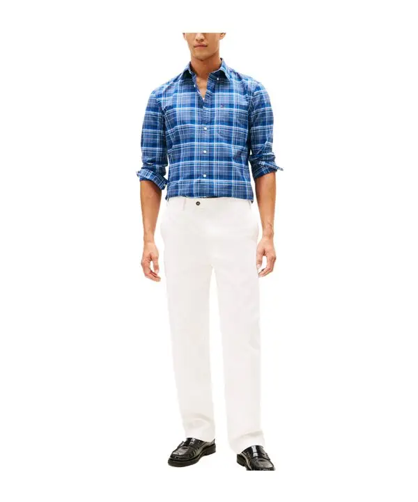 Tommy Hilfiger Bluetoned Plaid Longsleeve Shirt