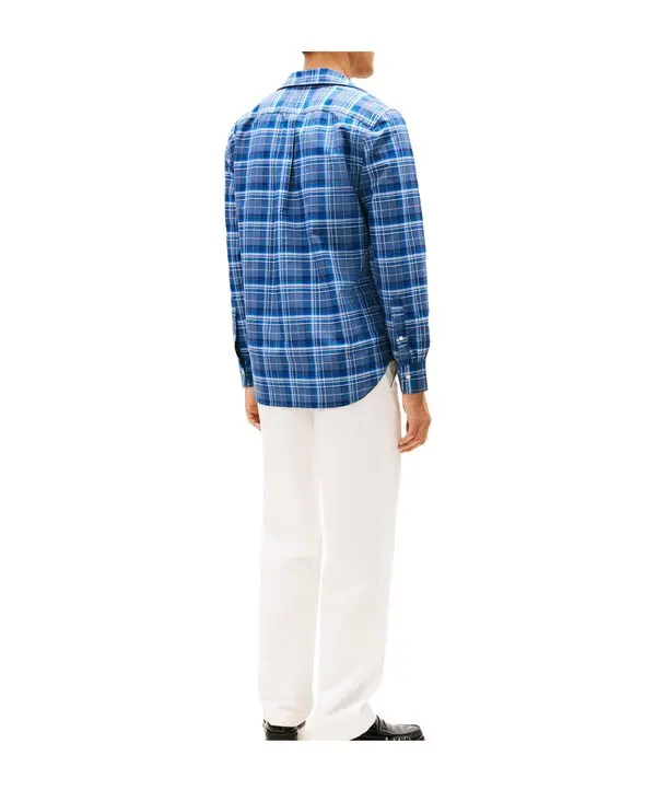 Tommy Hilfiger Bluetoned Plaid Longsleeve Shirt