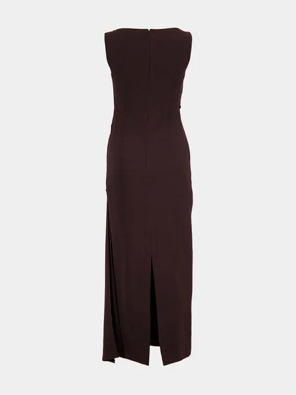 Roland Mouret Sleeveless Column Midi Dress