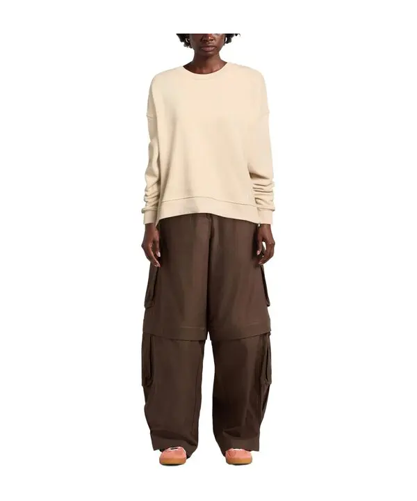 Max Mara Solid-color Fleece Long-sleeve Top