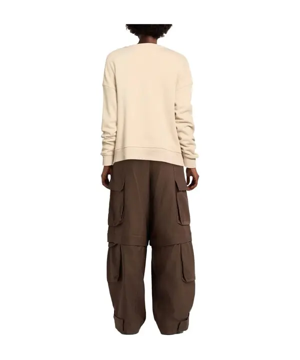 Max Mara Solid-color Fleece Long-sleeve Top