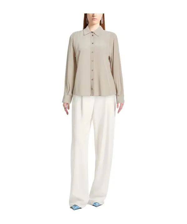 Dolce & Gabbana Solid Colour Silk Shirts