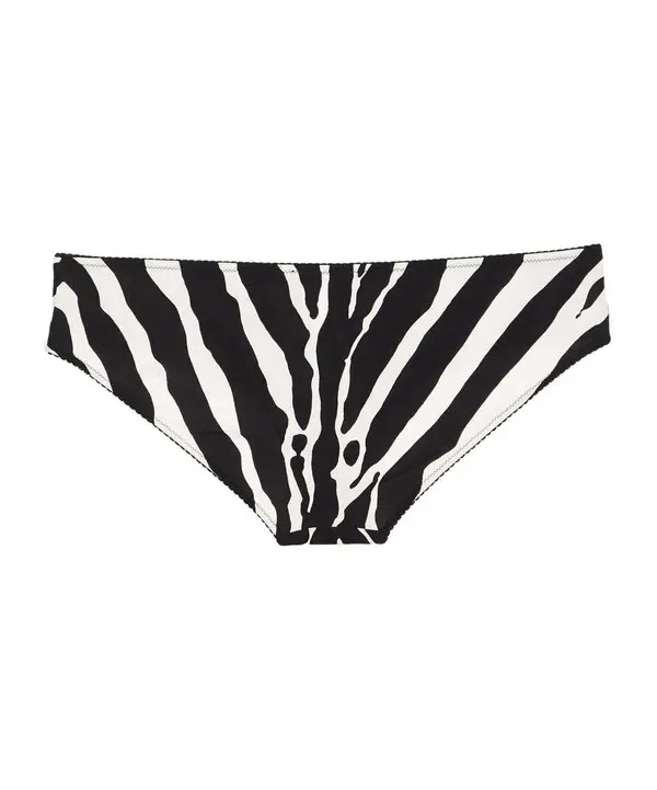 Dolce & Gabbana Zebra-print Briefs - Black