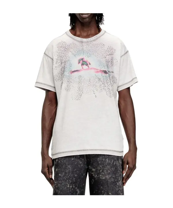 DIESEL® Minimal Crewneck Shortsleeve Tshirt