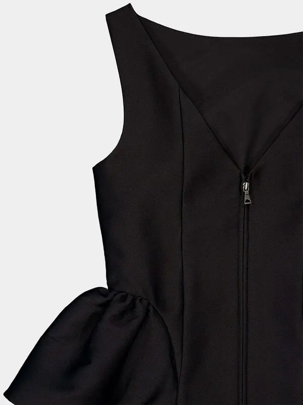 Roland Mouret Zip-up Peplum Top