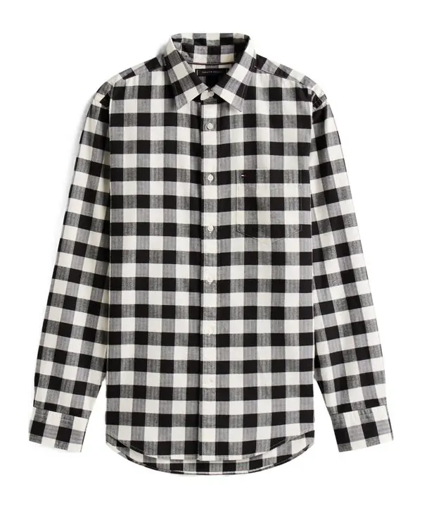 Tommy Hilfiger Blackwhite Gingham Longsleeve Shirt