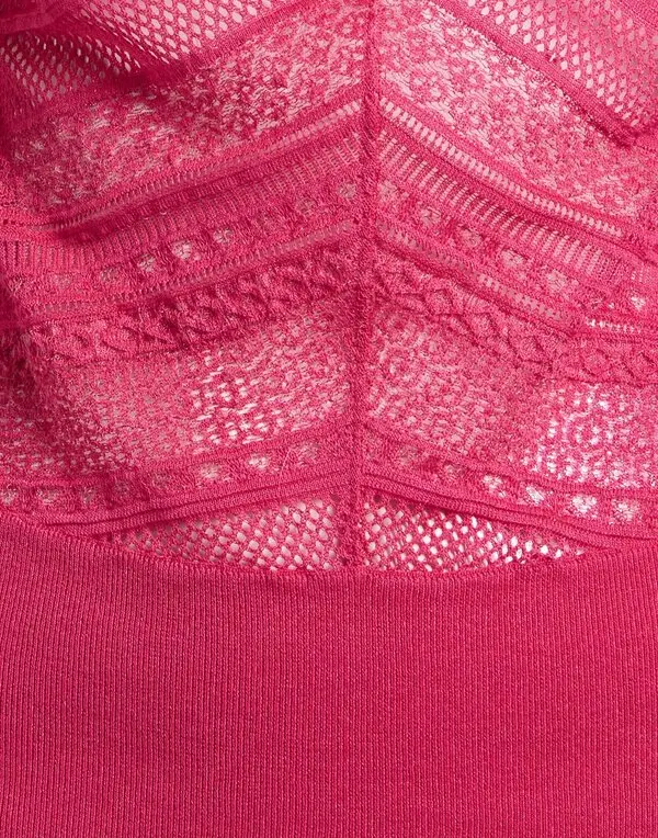 MAXCO. Solid-colored Lightweight Knit Top