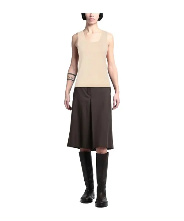 Max Mara Simple Solid-color Sleeveless Knit Top