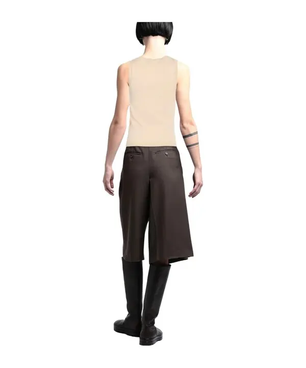 Max Mara Simple Solid-color Sleeveless Knit Top