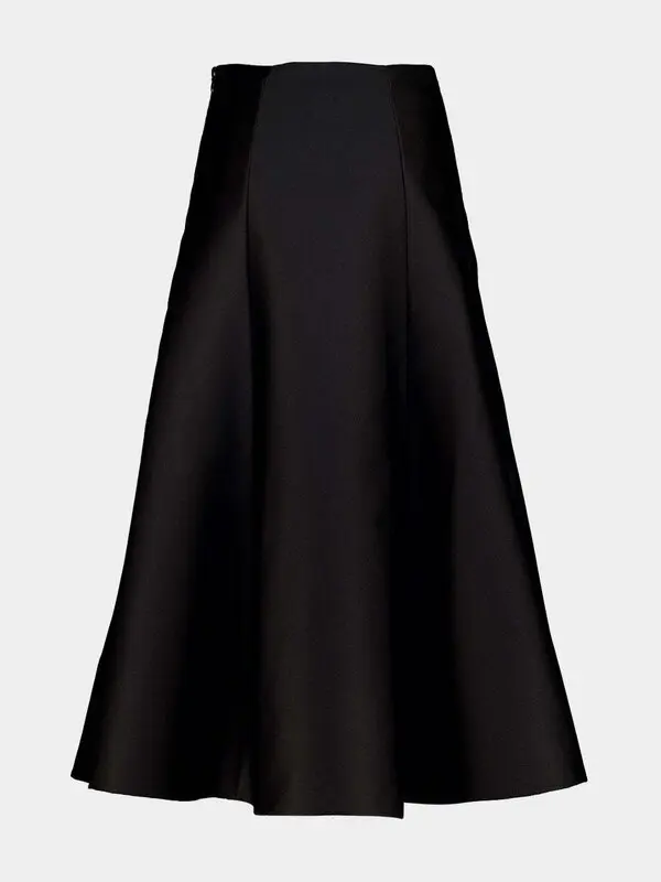 Roland Mouret Full Taffeta Midi Skirt