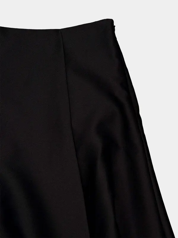 Roland Mouret Full Taffeta Midi Skirt