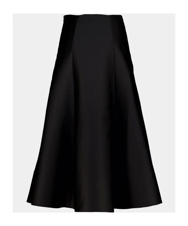 Roland Mouret Full Taffeta Midi Skirt