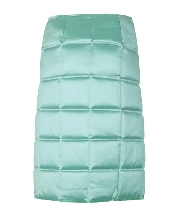 Bottega Veneta Quilted Midi Skirt